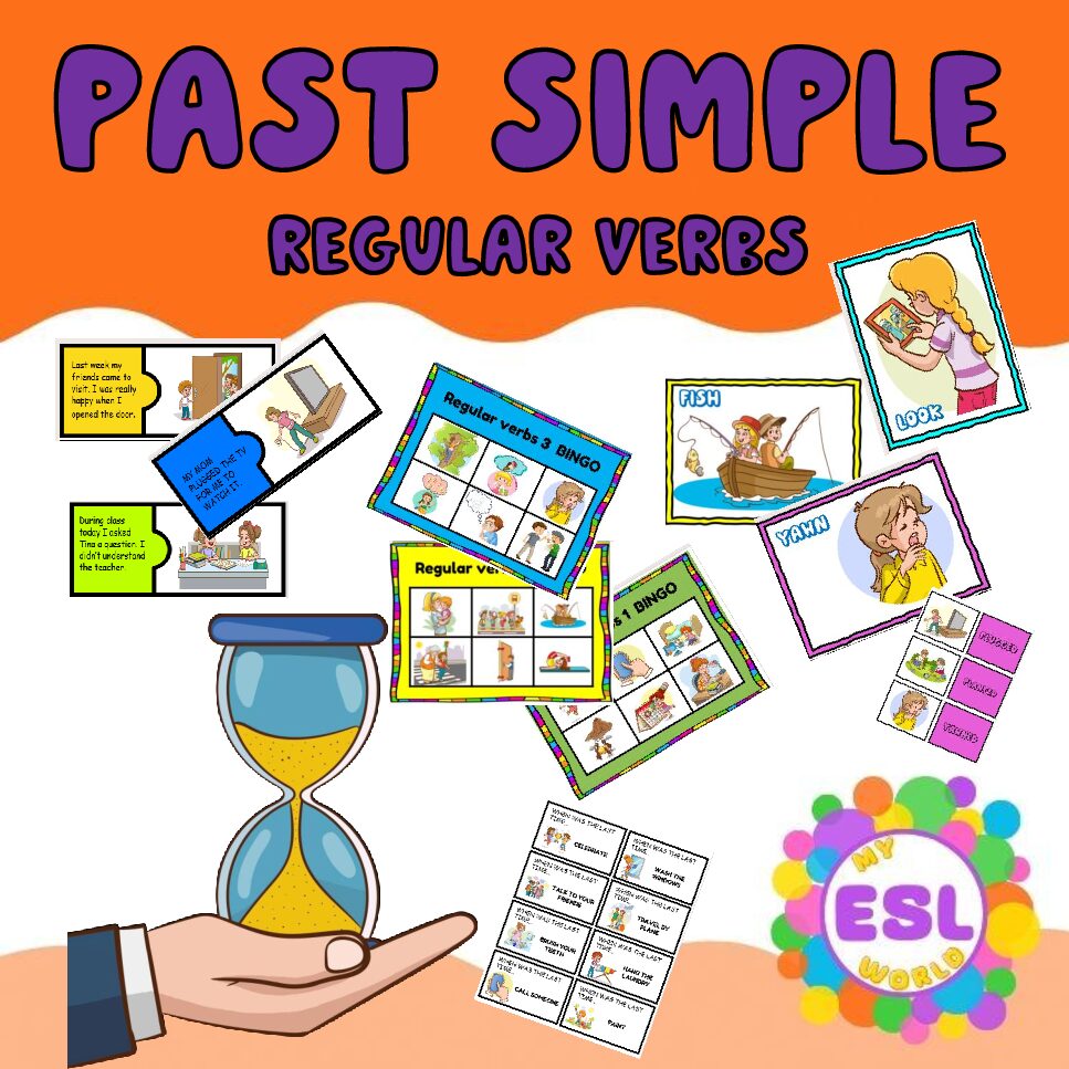Past simple – Regular verbs – My ESL World