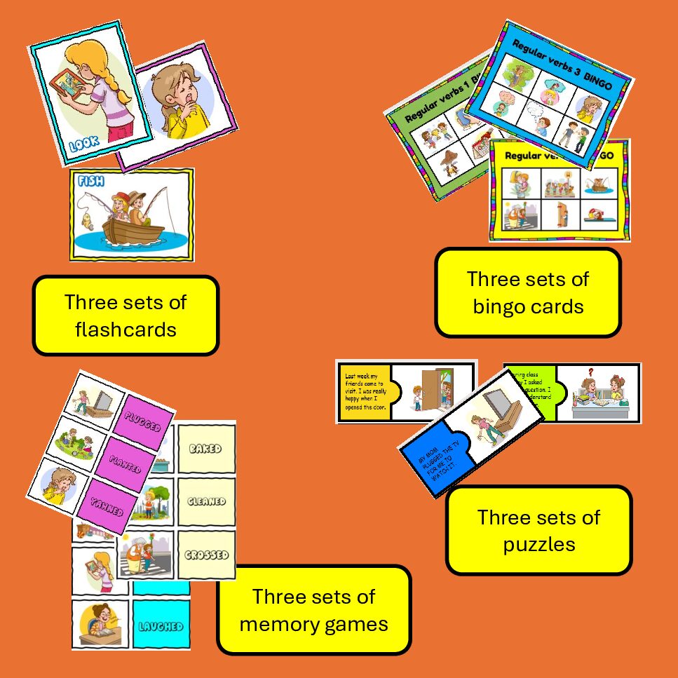 Past simple – Regular verbs – My ESL World