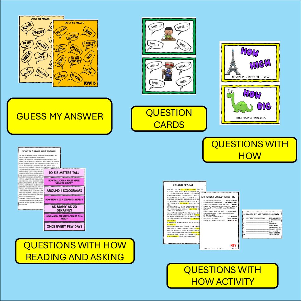 Question words – My ESL World