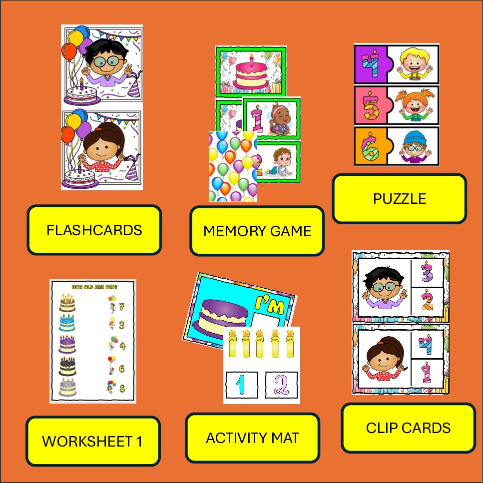 How old are you? Kindergarten lesson (numbers 1-10) – My ESL World