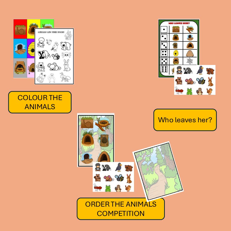 Bear Snores On — Forest Animals & Animal Homes Story Lessons – My ESL World