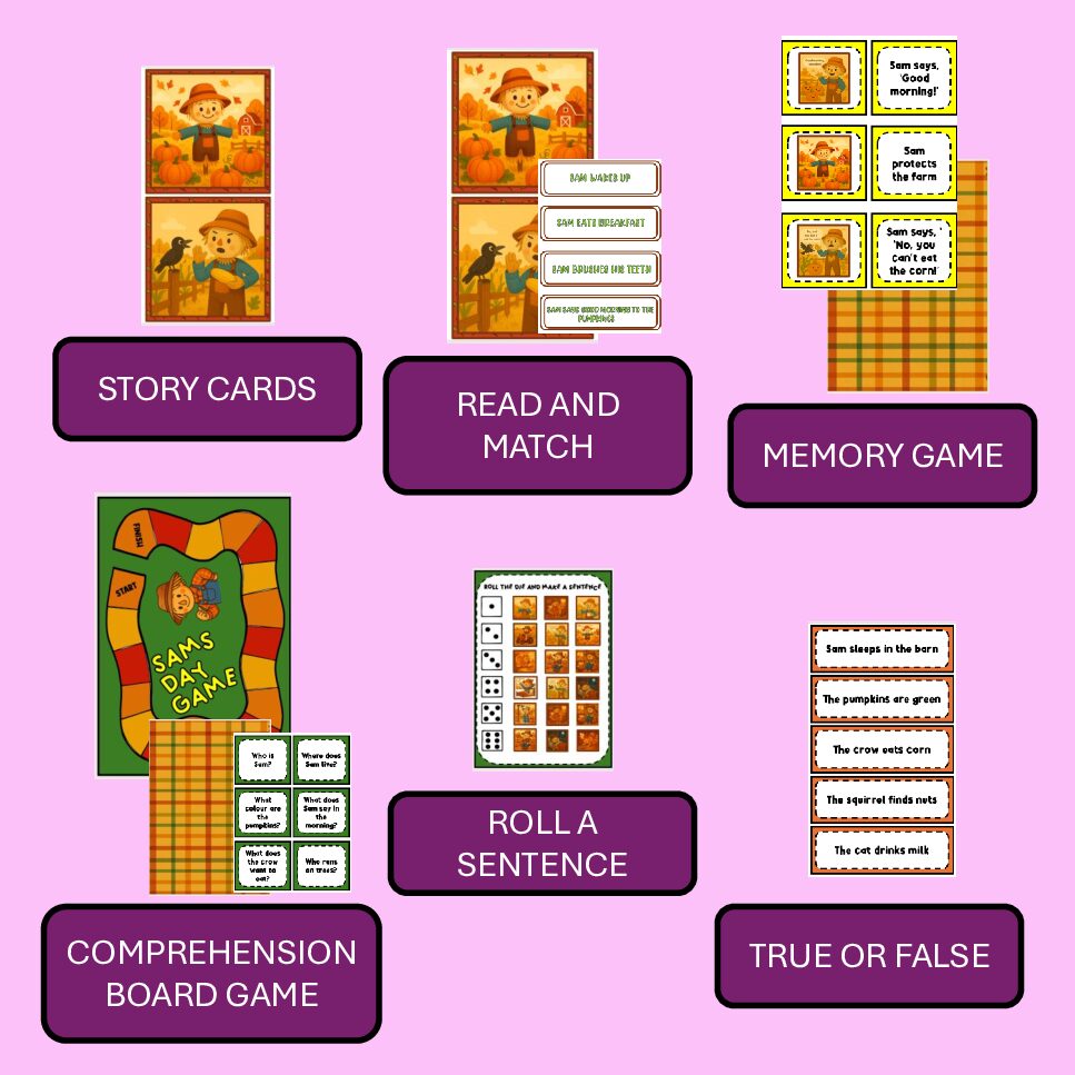 Sam’s Day – A Scarecrow’s Autumn Adventure! | Daily Routines & Subject ...