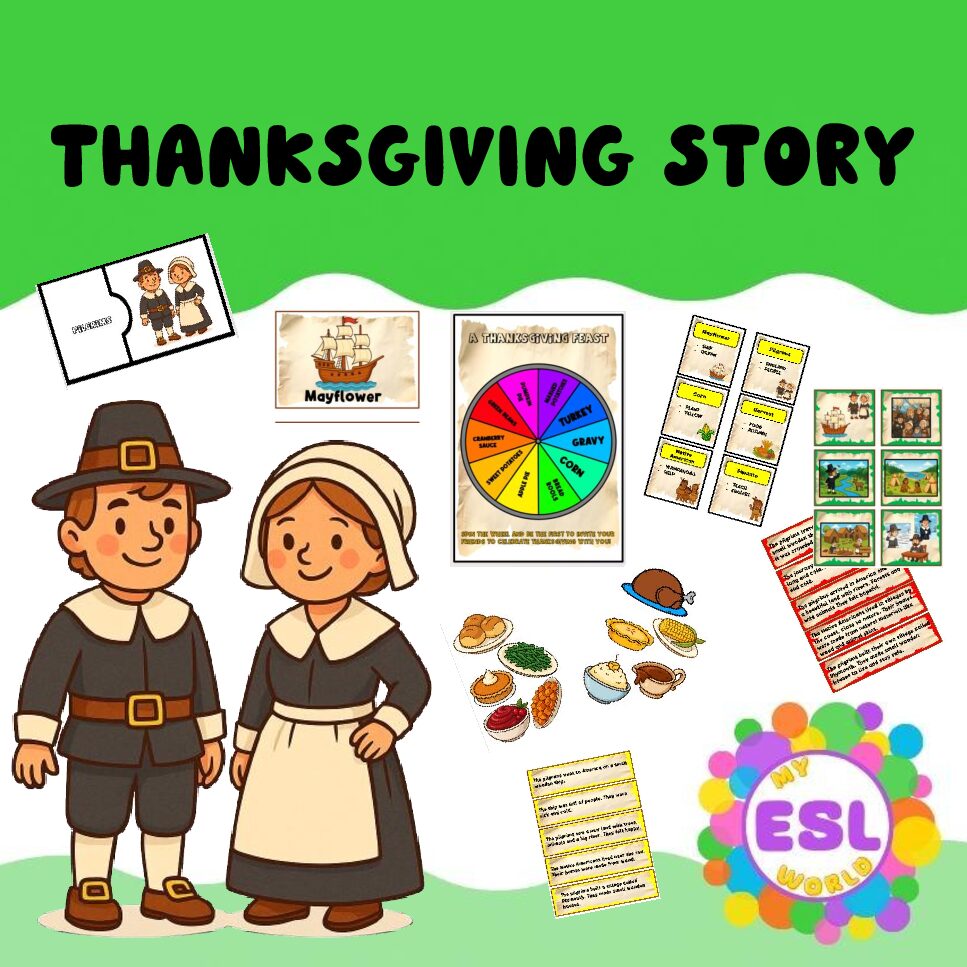 Thanksgiving Story LESSON – My ESL World