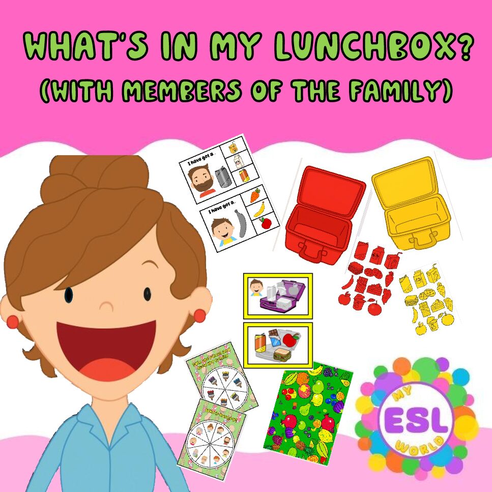 What’s in My Lunchbox? Feed the Family! Food & Family Vocabulary Pack ...