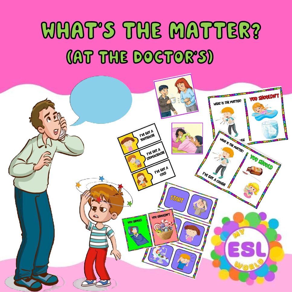 What’s the Matter? At the Doctor’s – ESL Health Vocabulary Activities ...