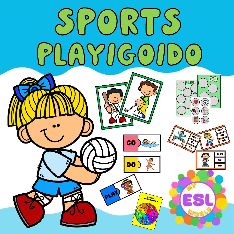 Sports – Play, Go & Do | ESL Grammar & Speaking Activities Pack – My ...